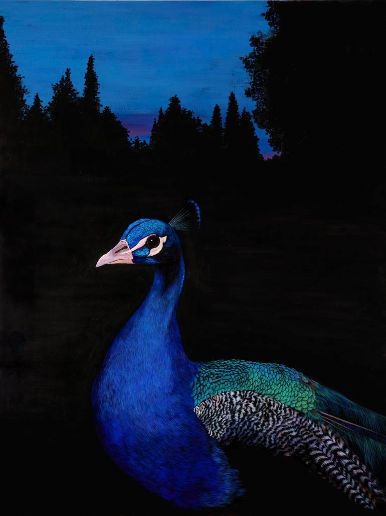 Evening III Painting by Xinmo Li | Saatchi Art