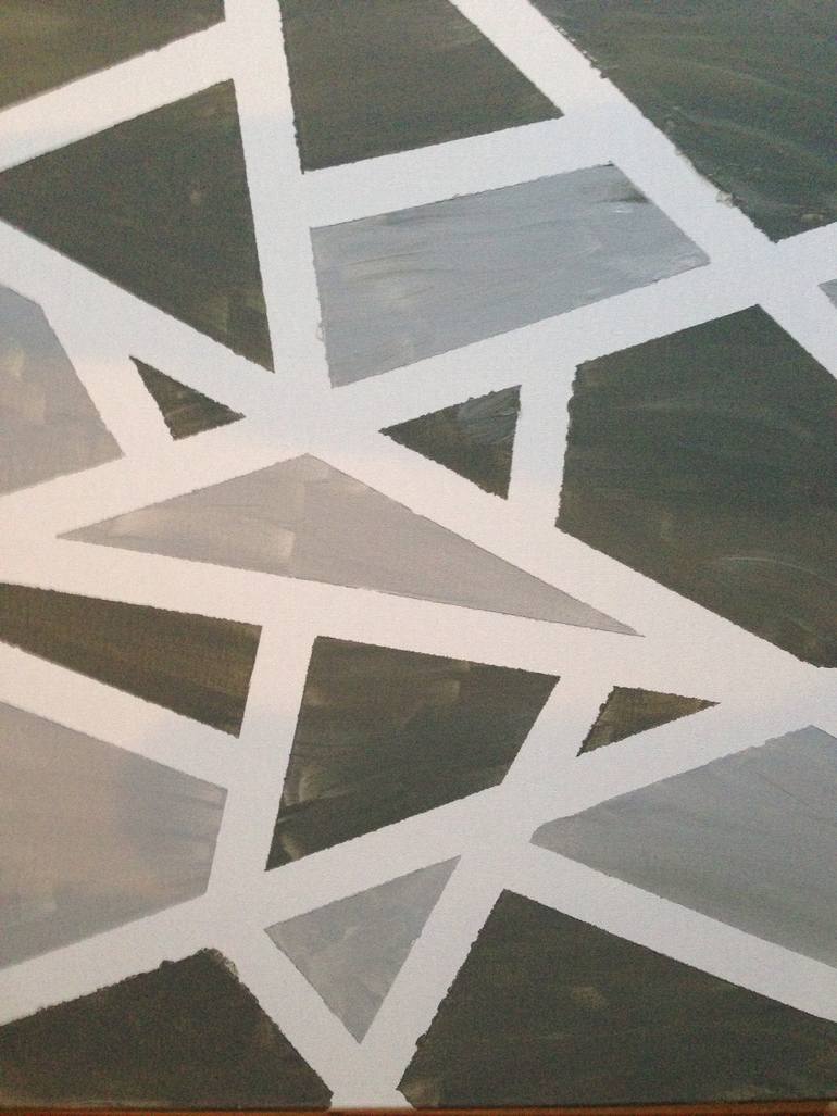 White lines Painting by Ryan Lowe | Saatchi Art