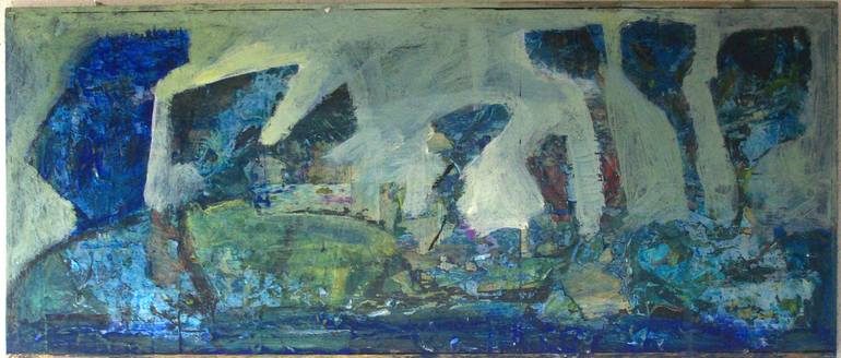 Pines Painting by Hans Michael Schenker | Saatchi Art