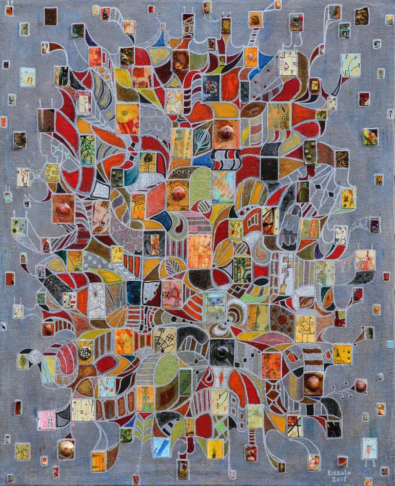 Agglomeration Phenomenon Painting by joe rizzolo | Saatchi Art