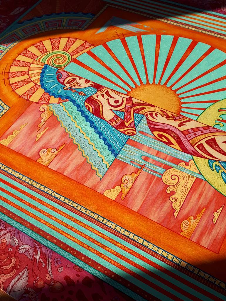 the ReBirth of Venus Drawing by Homo Bohemian | Saatchi Art