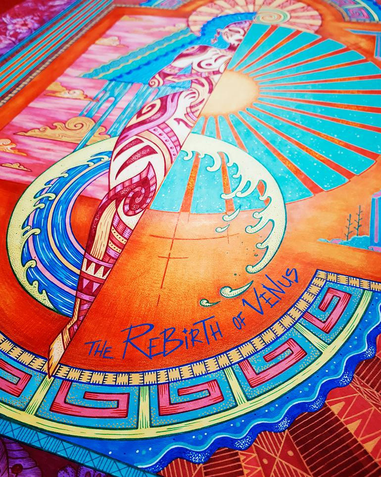 the ReBirth of Venus Drawing by Homo Bohemian | Saatchi Art