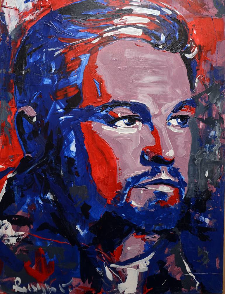 Leonardo DiCaprio Painting by Victoria Rusyn | Saatchi Art