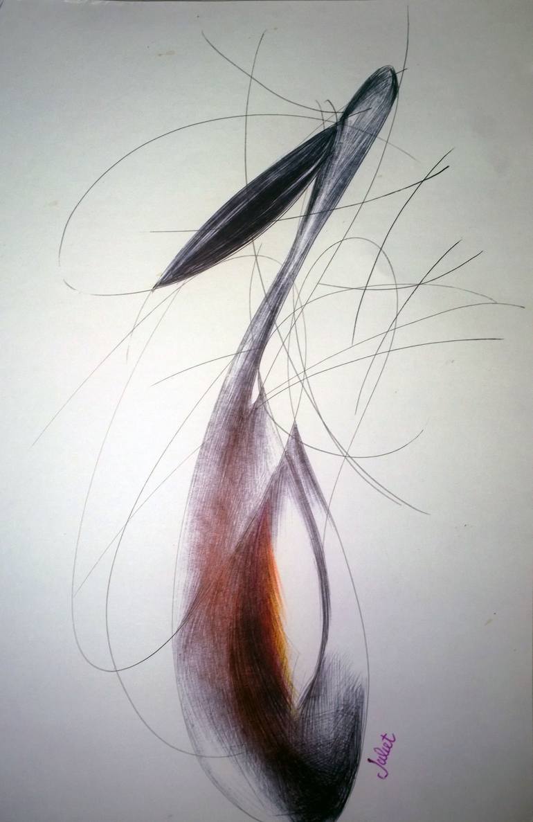 The inception through the lines Drawing by Giulia Marras | Saatchi Art