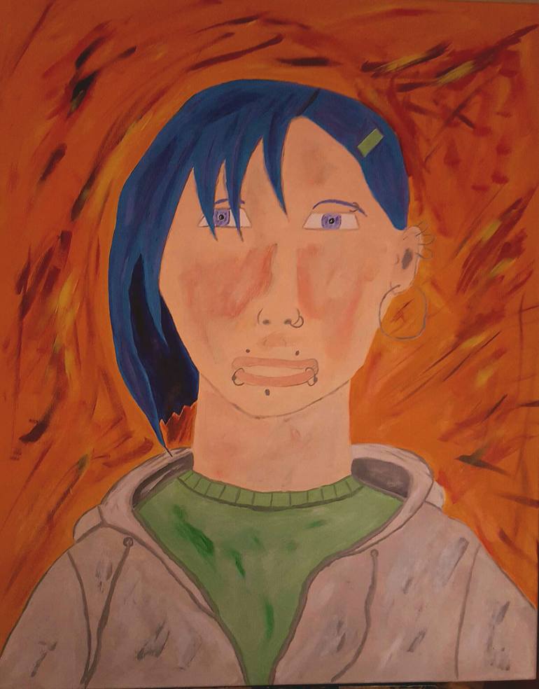 Ma Mere Painting by Allen Holder | Saatchi Art