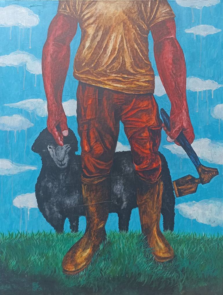 Self Portrait Painting by Agus Iswahyudi | Saatchi Art