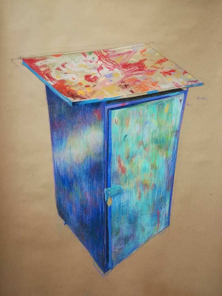 Blue I Drawing by Filip Grkovic | Saatchi Art