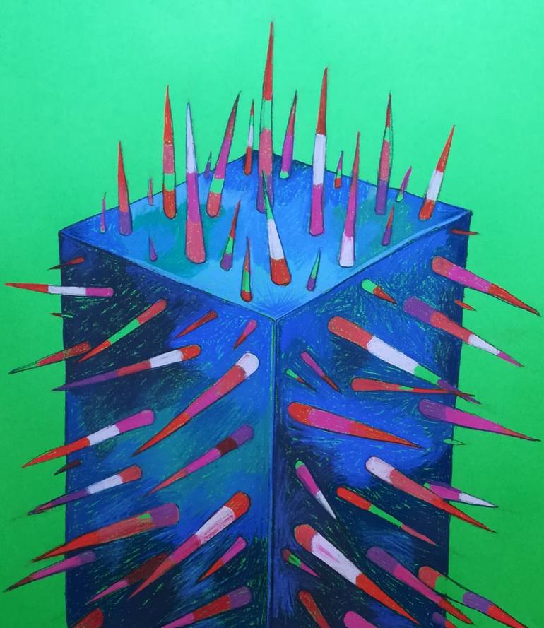 Spikes Drawing by Filip Grkovic | Saatchi Art