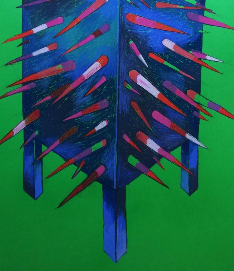 Spikes Drawing by Filip Grkovic | Saatchi Art
