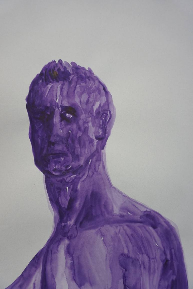 Autoportrait Painting by Filip Grkovic | Saatchi Art