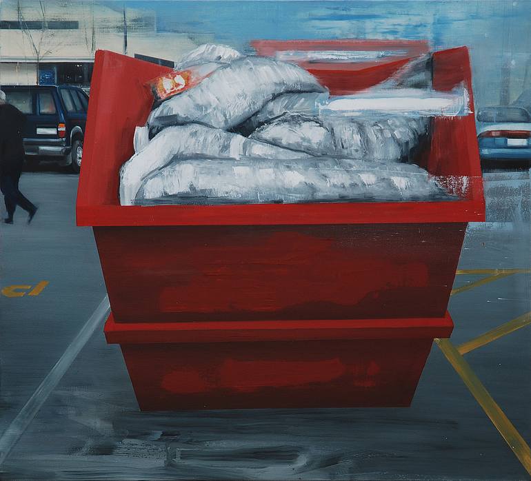 ChCh Dumpster Painting by Craig Freeborn | Saatchi Art
