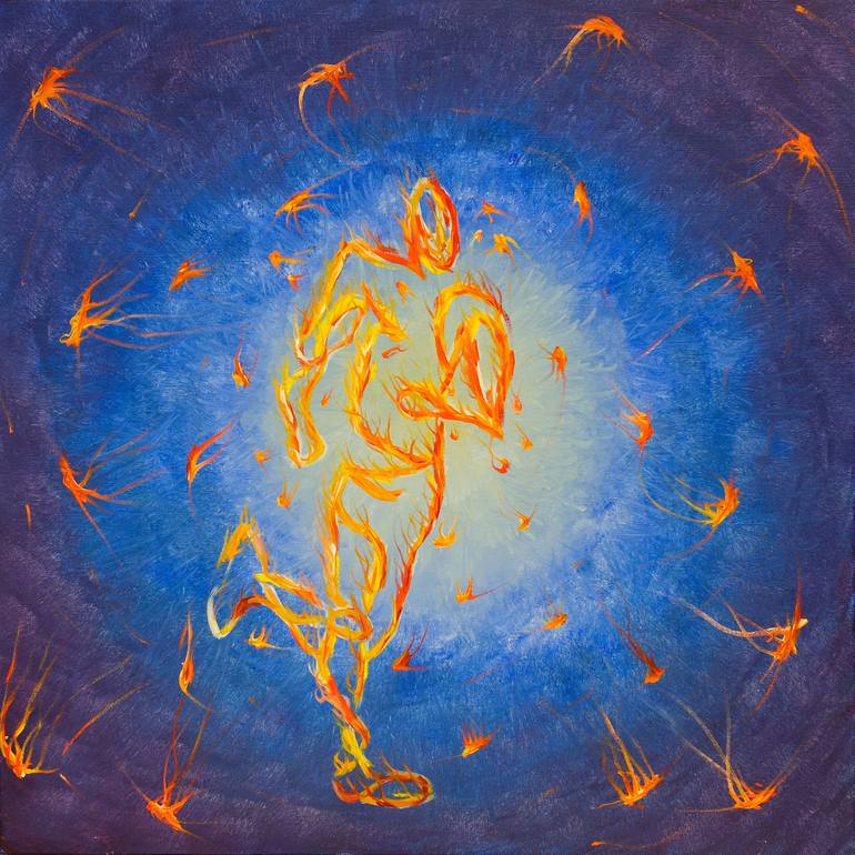 Marathon Painting by Oleksii Nosenko | Saatchi Art