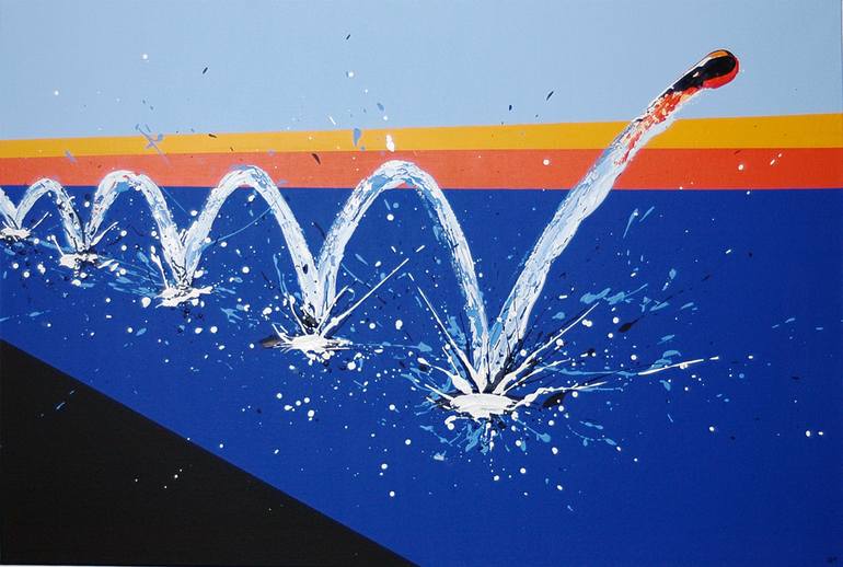 Infinite reflection Painting by Coen Beusmans | Saatchi Art