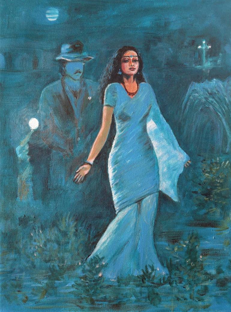 Sridevi Painting by usha shantharam | Saatchi Art