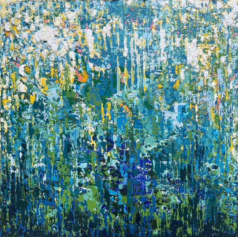 JUNE OCEAN 6:28AM Painting by Sandra Page Mitchell | Saatchi Art