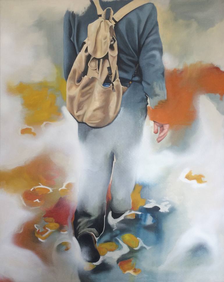 Notes on the Ephemeral III Painting by Joss Minter | Saatchi Art