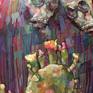 Cactus 03 Painting by Stelios Pupet | Saatchi Art