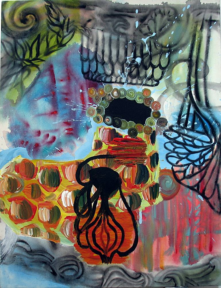 Cloudberry Cocoons Painting by Anna-lise Horsley | Saatchi Art