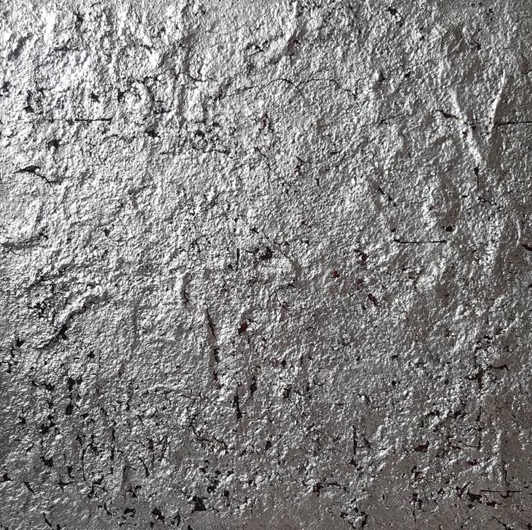 Silver Plated Rocks Painting by Isabelle Amante | Saatchi Art
