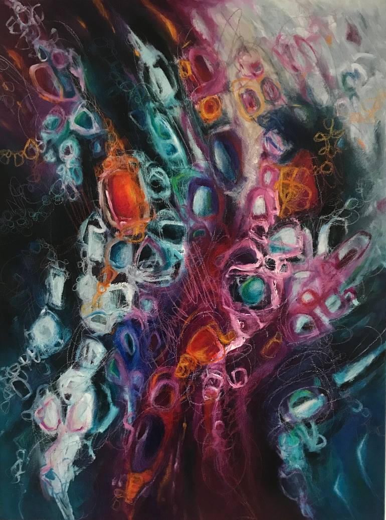 Sense Of Consciousness #2 Painting by Jorge Antonio Saenz | Saatchi Art