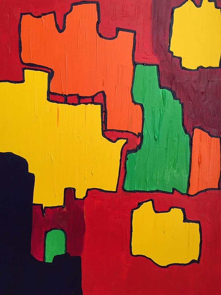 Abstract Living Painting by Mona Vayda | Saatchi Art