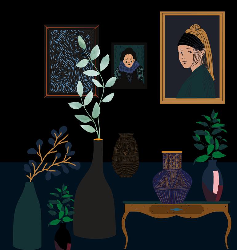 Still Life In A Museum - Limited Edition of 10 Digital by Mona Vayda ...