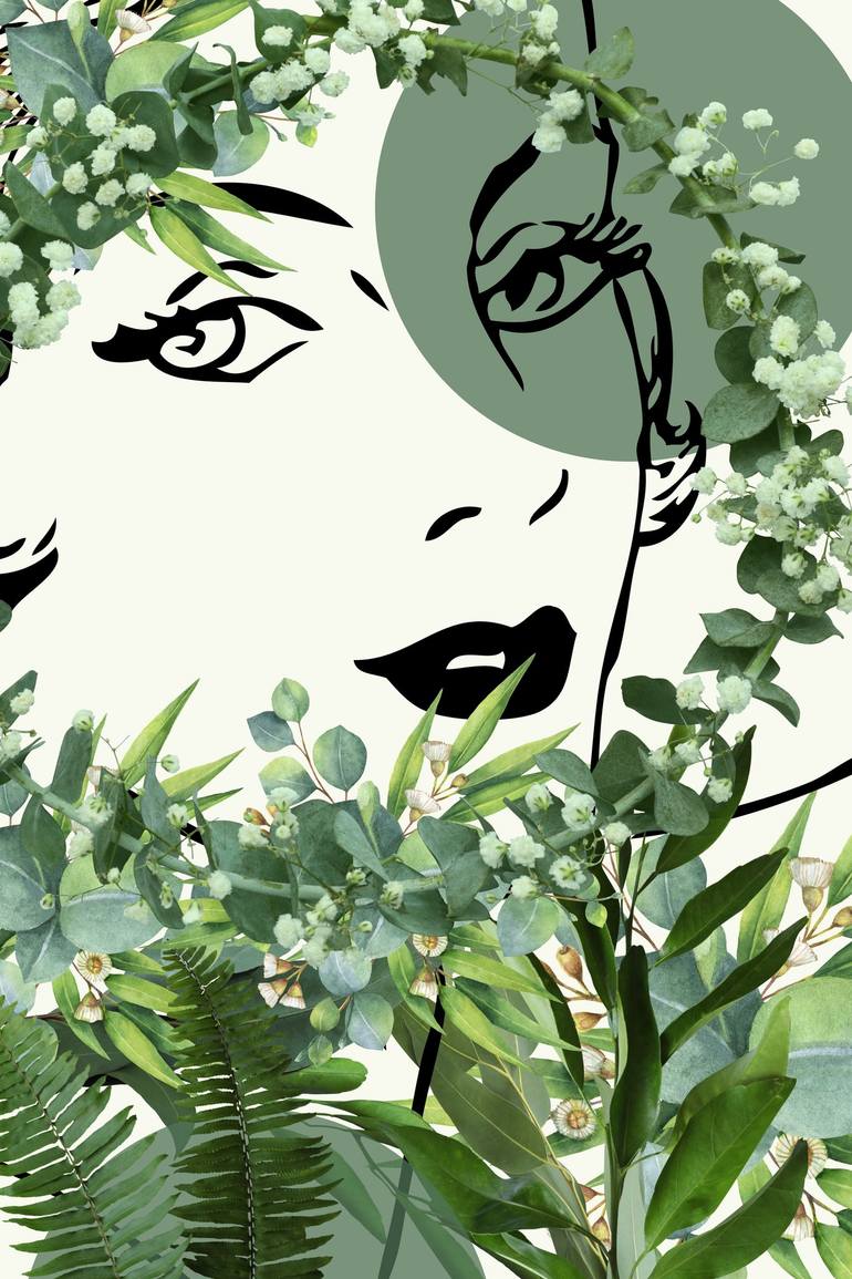 The Leafy People Series No. 3 - Limited Edition of 10 Digital by Mona ...
