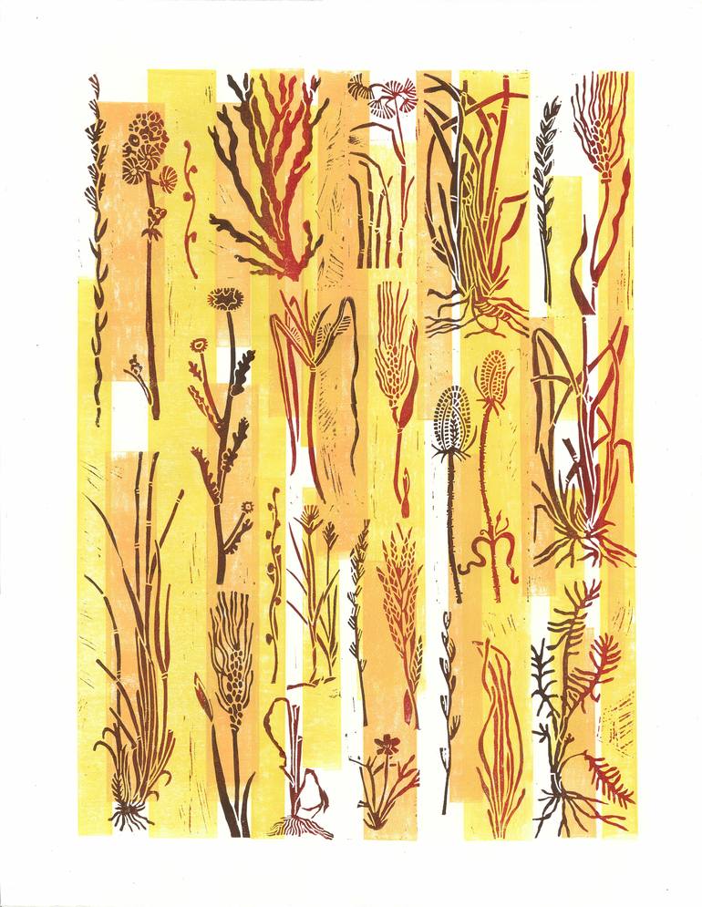 Fall Botanical - Limited Edition 2 of 5 Printmaking by Margaret Rankin ...