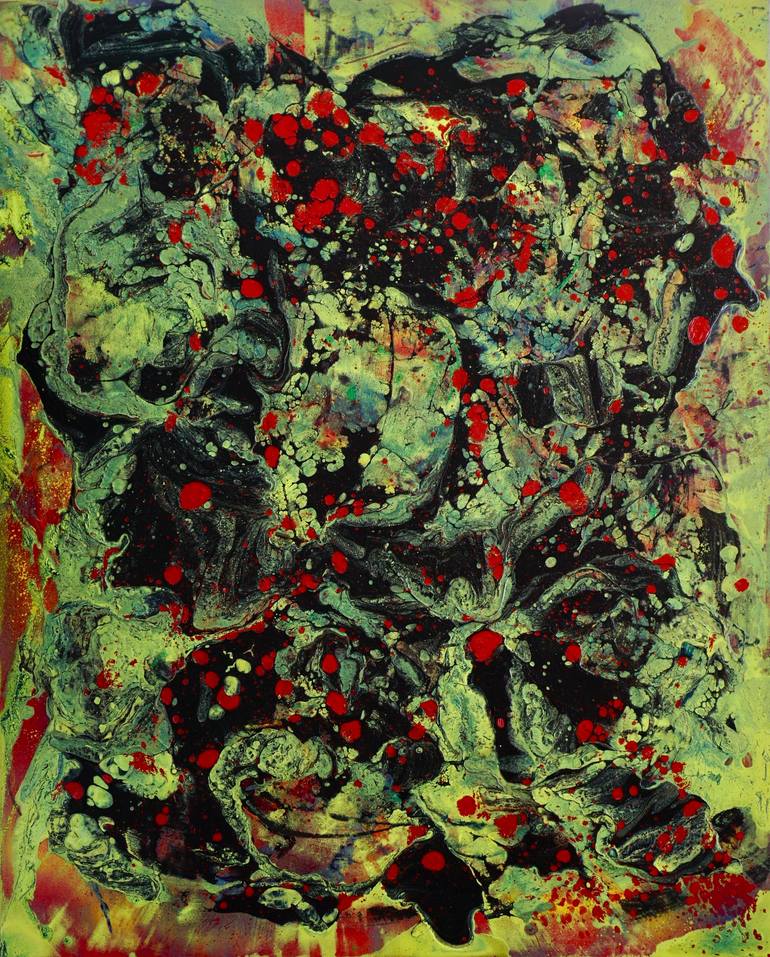 THE VIBRATION/ LA VIBRATION Painting by Claude Lessard | Saatchi Art