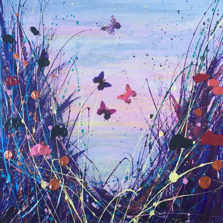 Trampled Painting by Tracey Thornton | Saatchi Art