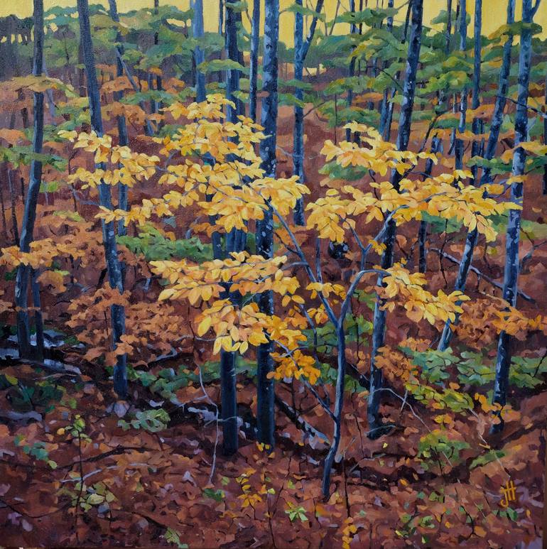 Sapling Painting by John Hancock | Saatchi Art