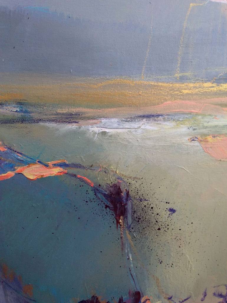 The Golden Thread Painting by Magdalena Morey | Saatchi Art