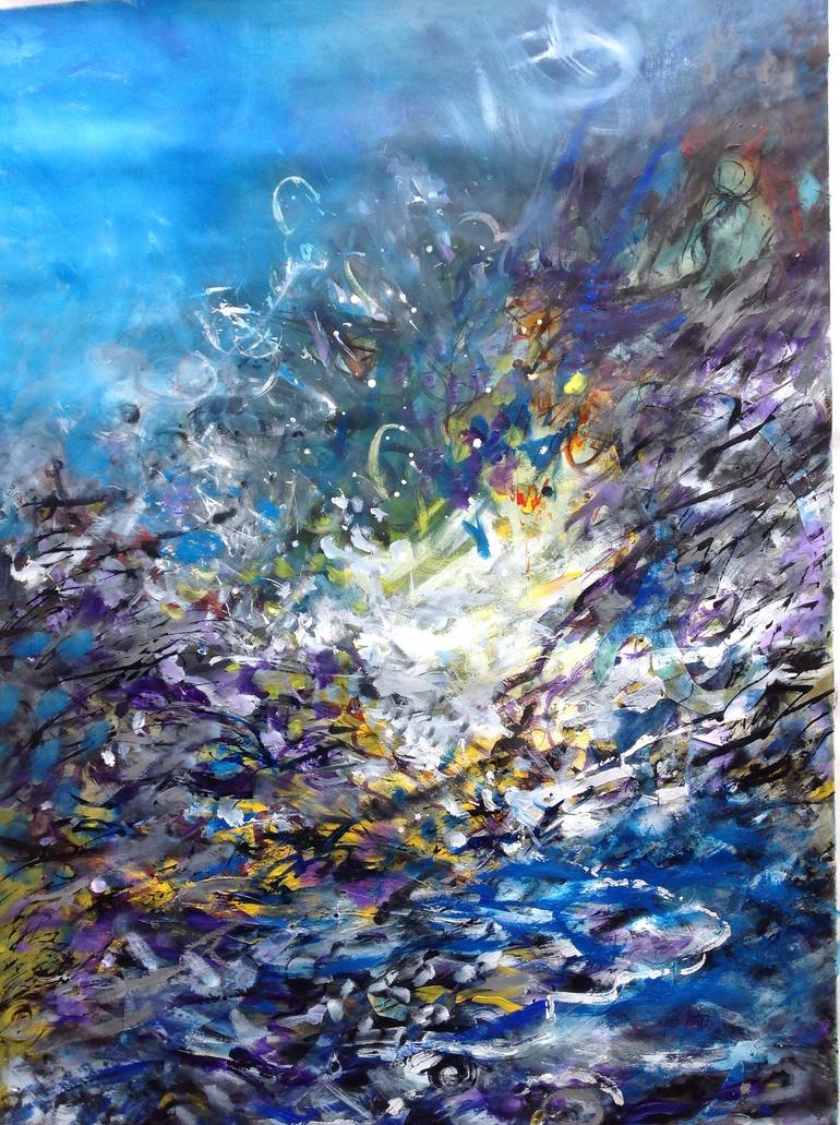 Waiting for the mermaid Painting by Jane Mackenzie | Saatchi Art