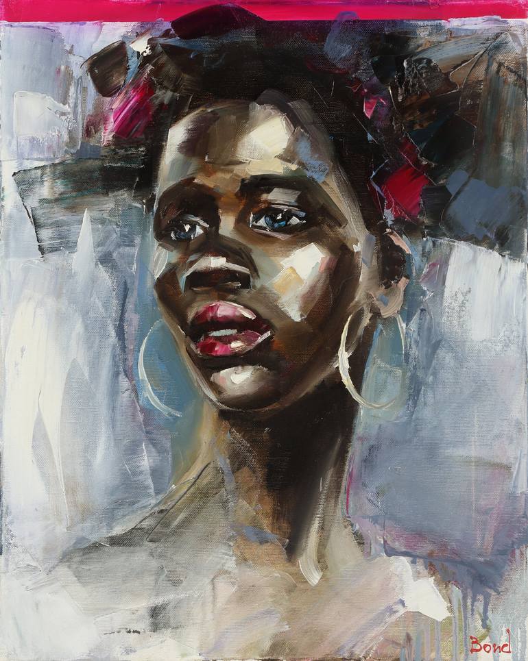 Radiance of Inner Strength Painting by Bond Tetiana | Saatchi Art