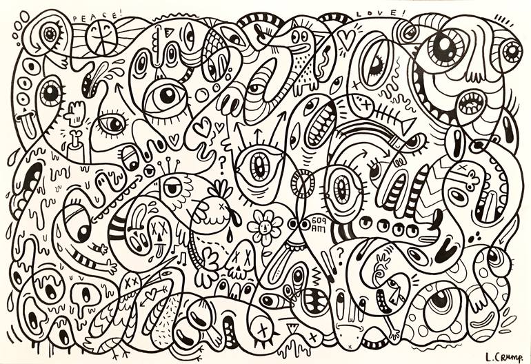 Creature Comforts Drawing by Luke Crump | Saatchi Art