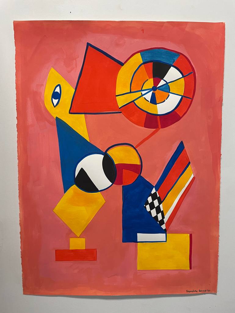 Conscience Painting by Franziska Barczyk | Saatchi Art