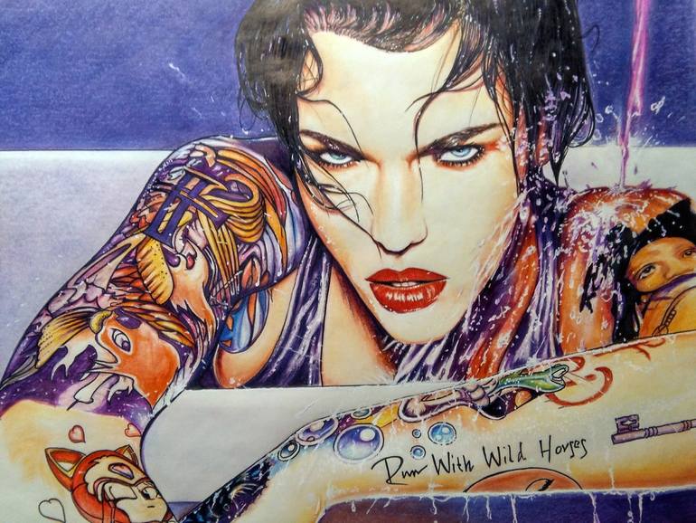 Slick Drawing by Alyn Federico | Saatchi Art