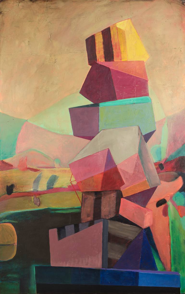 Totem Painting by Martin Rowe | Saatchi Art