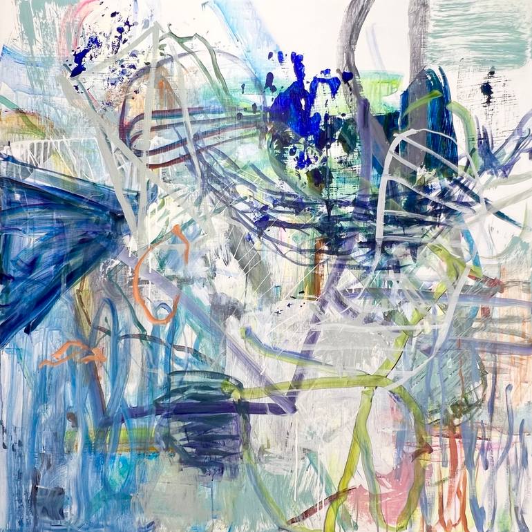 The world as it unfolds Painting by Mark Dunst | Saatchi Art