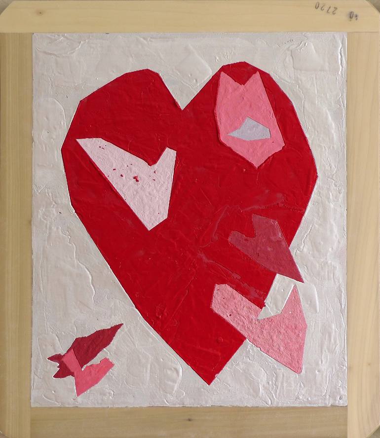 Heart At Play Painting by Larry Wolf | Saatchi Art