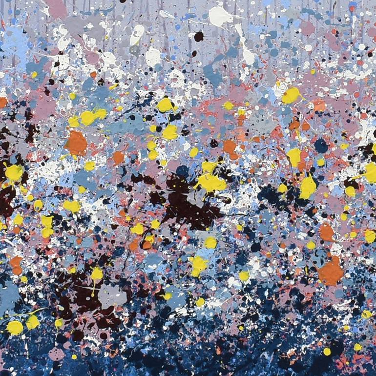 Bliss Blue Painting by Lisa Carney | Saatchi Art