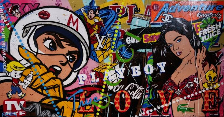 Speed At Mach 5 Painting by Franko | Saatchi Art