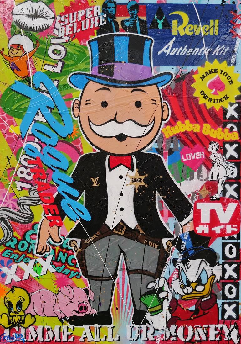 The Banker Painting by Franko | Saatchi Art