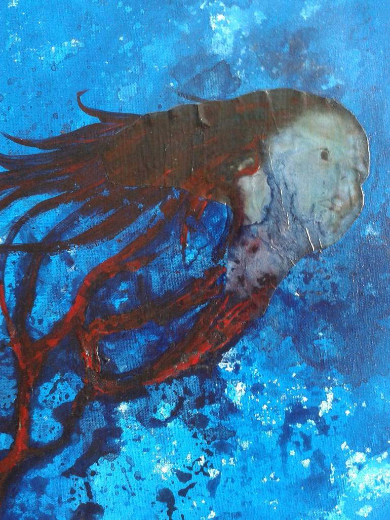 Goddess of the sea Painting by Angela Miniscalco | Saatchi Art