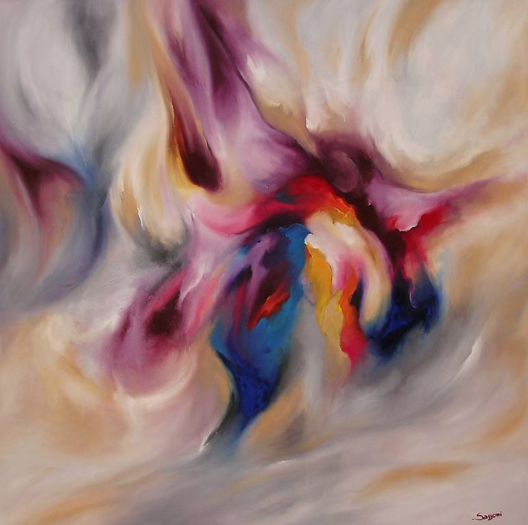 Vuelo Painting by Raúl Sassoni | Saatchi Art