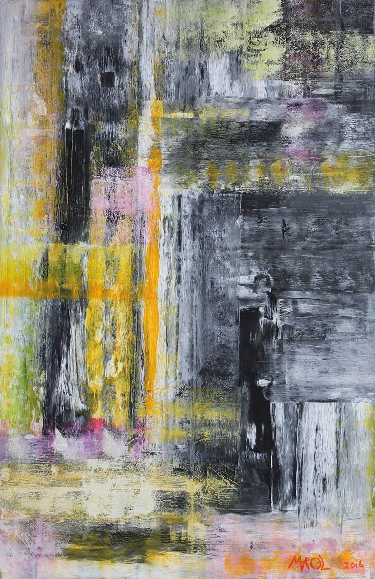 Up Front and Watching Painting by Marcel de Groot | Saatchi Art