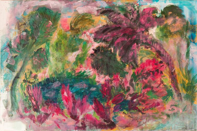 Gardenismus Tropicus Painting by Adeleia U | Saatchi Art
