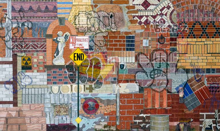 Brick Wall Painting by Robert Forman | Saatchi Art