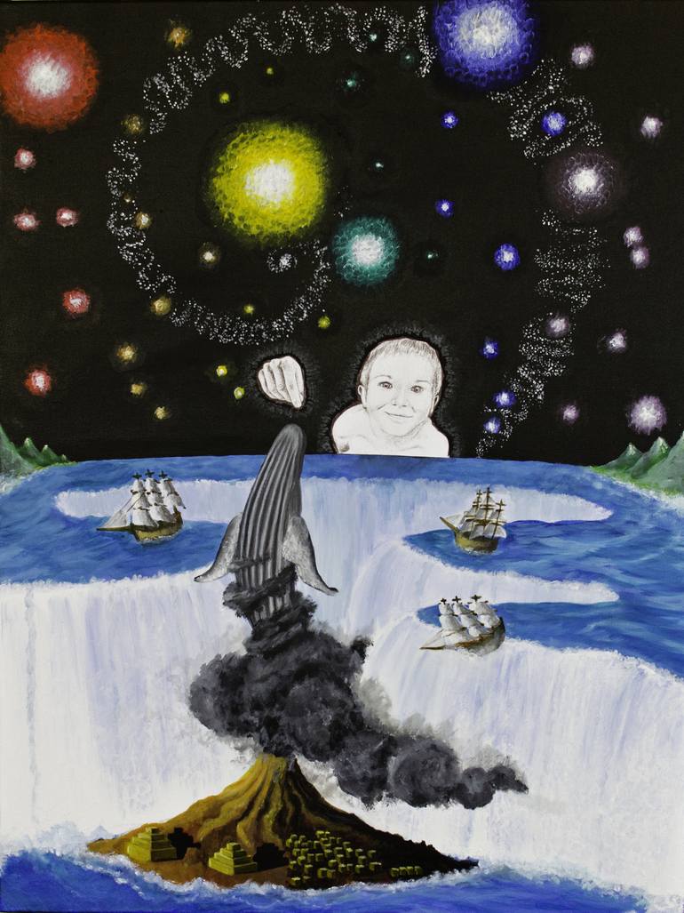 A Child's Imagination Created Through Procreation Painting by Aaron ...