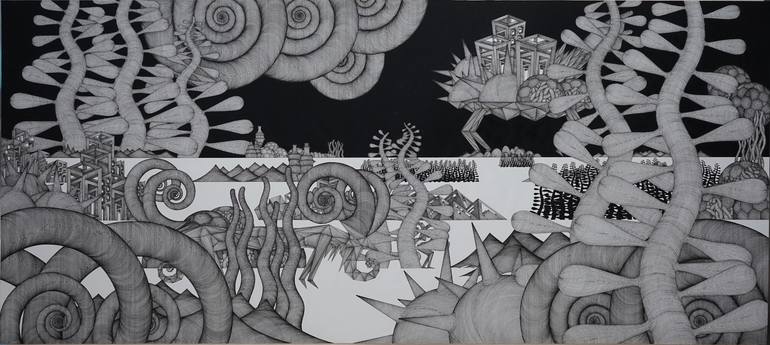 Journey To Nowhere#37 Drawing by Cheolyu Kim | Saatchi Art